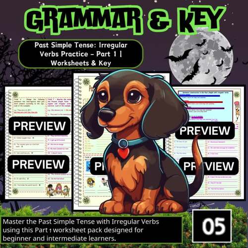 Past Simple Tense: Irregular Verbs Practice - Part 1 | Worksheets & Key