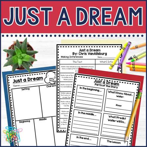 Just a Dream by Chris VanAllsburg Activities for Earth Day, Lapbook Project