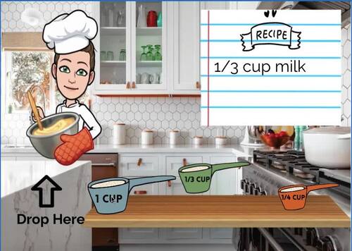 Cooking Measurement Activity | Match the Measuring Cup/Spoon Boom Cards ...