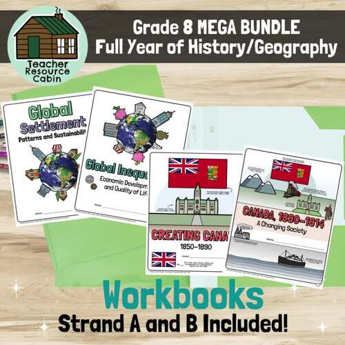 Grade 8 Ontario History and Geography Mega Bundle (FULL YEAR) | TPT