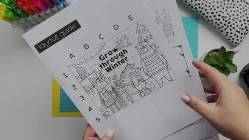 Winter Collaborative Poster | SEL Winter Classroom SEL + Writing Activity