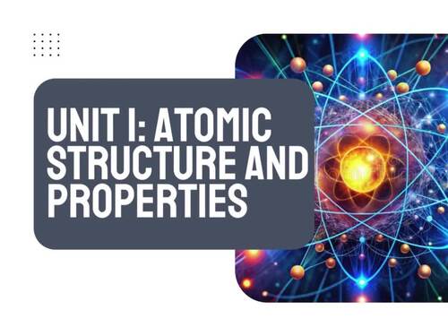 AP Chemistry Unit 1: Atomic Structure and Properties Complete Unit - BUNDLE