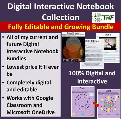 Digital Interactive Notebook Collection - A Growing Bundle by Teach ...