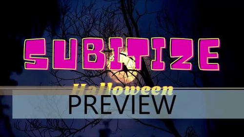 Subitize - Halloween (2 videos) by The Teacher Rex | TPT