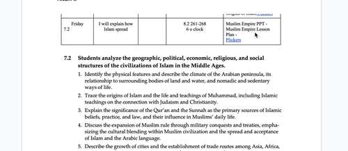 Muslim Empire Lesson | 1-Day Editable PPT & Lesson Plan on Umayyad and ...