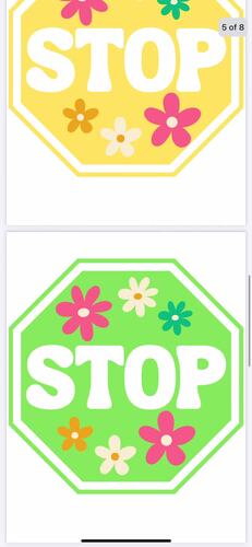 Back to School Hallway Stop Signs for Management by Kindergarten Kitties