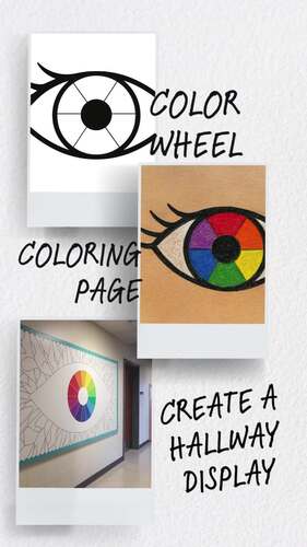 Eye Color Wheel Templates Color Wheel Art Project by Awesome Art Activities