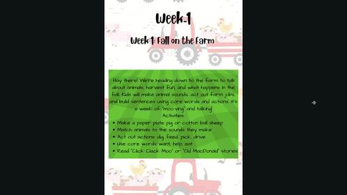 October Speech Therapy – 4 Week Bundle by Talk To Me YOUR way | TPT