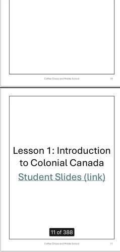 Grade 7 History Full Unit | Ontario Curriculum (2026) | New France & BNA