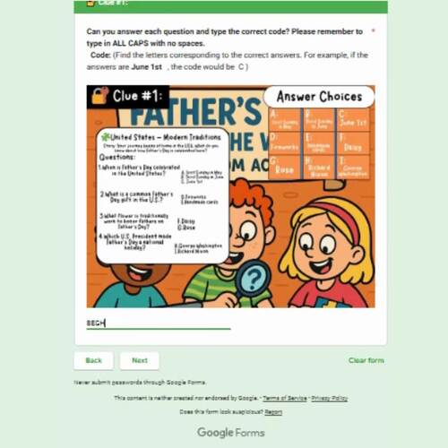 Father’s Day Around the World | Cultural Escape Room Activity | Digital ...