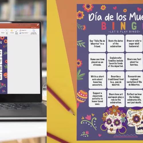 Día de los Muertos Bingo Game | Day of the Dead Activities | Inclusion
