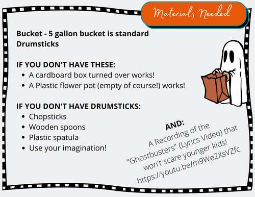 Halloween Music Rhythm Fall | Bucket Drumming- Ghostbusters! | TPT