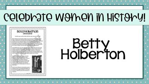 Women's History Month | Reading Comprehension | Research Activity ...