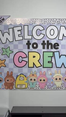 Labubu Bulletin Board | Classroom Community | Back To School | Editable