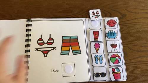 Summer - An Interactive Book to Help Students Learn Summer Vocabulary