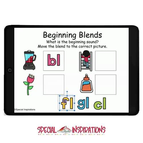 L Blends Task Cards | Print & Digital | Google Slides™ by Special ...