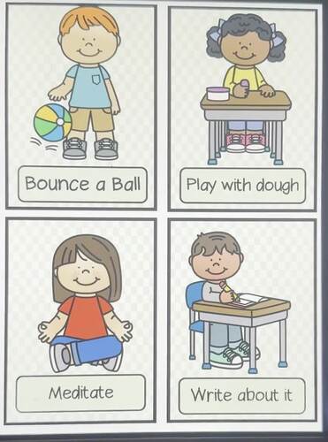 Calm Down Kit - Pastel/ Checkered by Mrs. Rathbun | TPT