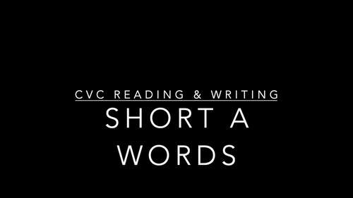 CVC Short A -an Words - Printable and Digital - Google by The Treetop Shop