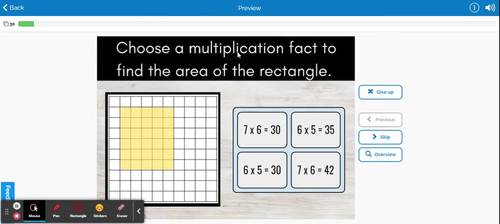 Area of Rectangles Digital Task Cards | Area of a Rectangle Boom Cards