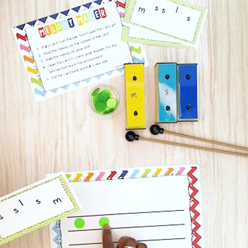 Music Centers for Pitch - Melody Maker (La/Sol/Mi) by Music with Mrs ...