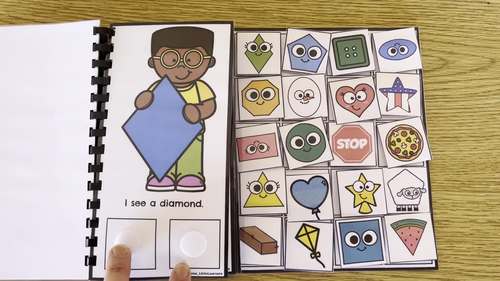I See Shapes Adapted Book by Mrs Jackson's Little Learners | TPT