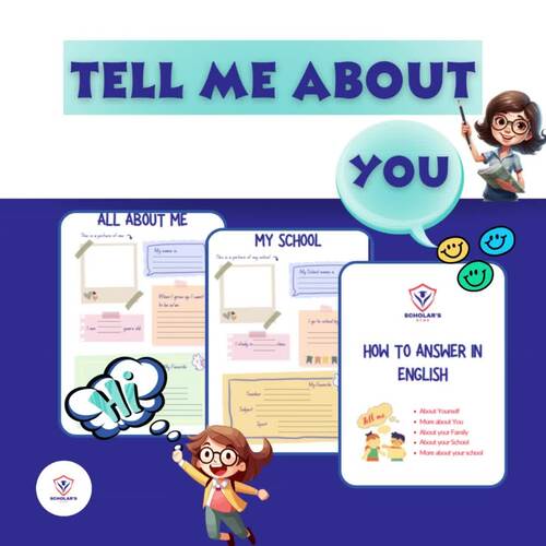 All About Me: Kindergarten Worksheet by Scholars Stop | TPT