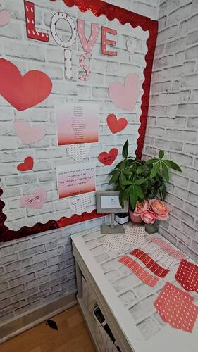 "Love Is" Valentine's Bulletin Board or Door Decoration by JH EdConsult