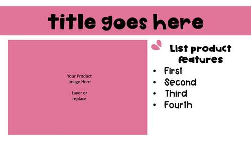 Product Preview Template for PPT | 16:9 Ratio | Simple Muted Rainbow
