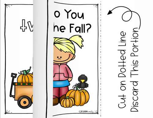 Interactive & Adaptive Book In The Fall I See Pre-K Special education