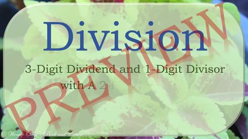 Division: 3-Digit by 1-Digit With A 2-Digit Quotient Bundle by Book and ...