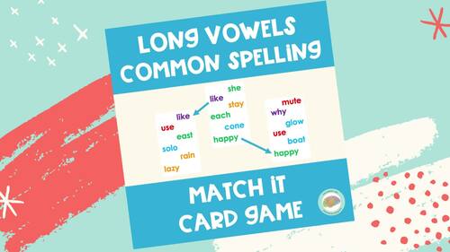 Long Vowel Words Game by Celebrating Neurodiversity | TPT