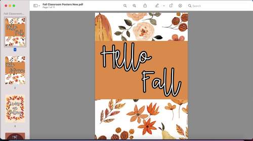 Fall Classroom Posters | October Bulletin Board | Classroom Decor ...