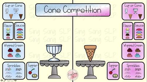 Build-A-Ice Cream Digital Powerpoint Game by Sing Song SLP | TPT