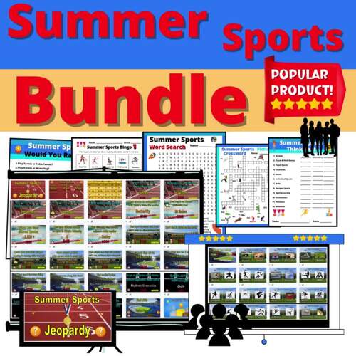 Summer Olympic Sports Bundle Resource Activities Lessons by ...