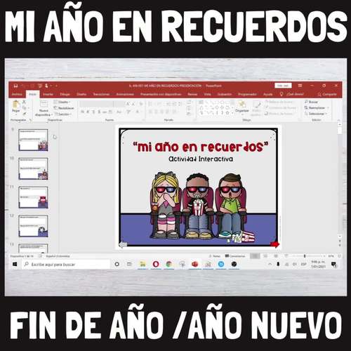MI AÑO EN RECUERDOS. ACTIVIDAD DE INICIO O FIN DE AÑO ESCOLAR. 3-5 (EN ...