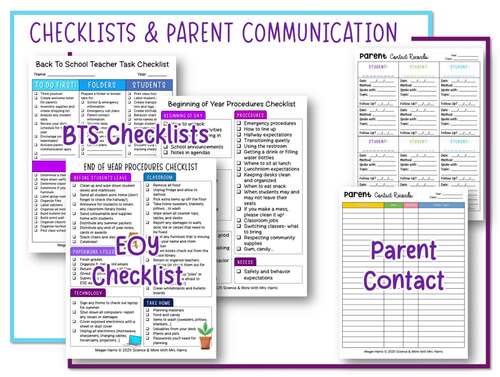 Classroom Forms Bundle (Behavior, ESE, Field Trip, Organization, BTS)