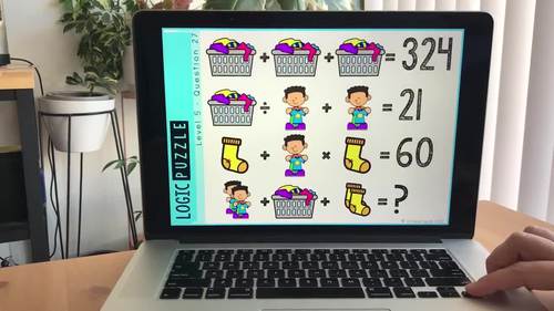 Math Activities Logic Puzzles 5th Grade Enrichment Volume Four | TPT