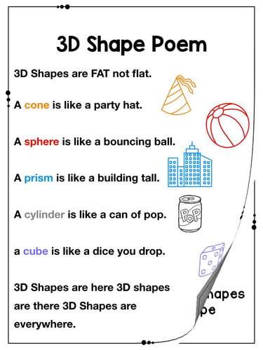 3D Shapes for Kindergareten and Grade 1 by Lovin' Kindergarten | TPT
