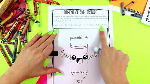 End of Year Art Lesson Activity Booklet, Art Activities, Worksheets