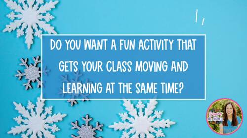 Winter Grammar Verbs, Nouns, & Adjectives Write the Room - Parts of ...