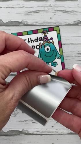 Scratch Off Birthday Reward Prize Coupons Editable BW and Color versions