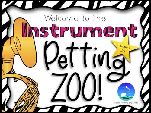 Instrument Petting Zoo Band Recruitment Kit by Pushing Sky Music