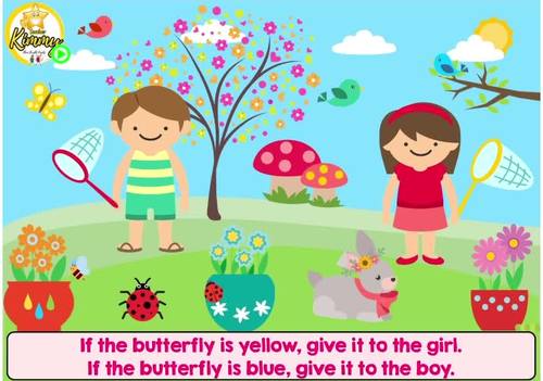 Spring Conditional Commands Auditory Comprehension Boom Cards by ...