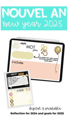 French New Year Reflections and Goal Setting - Nouvel An Nouvelle année ...