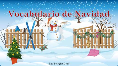 Vocabulario de Navidad – Presentación con Actividades – Español (Spanish)