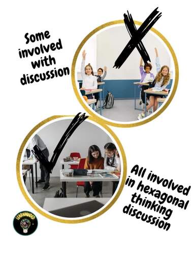 The Wild Robot Hexagonal Thinking Hands On Novel Study Discussion Activity