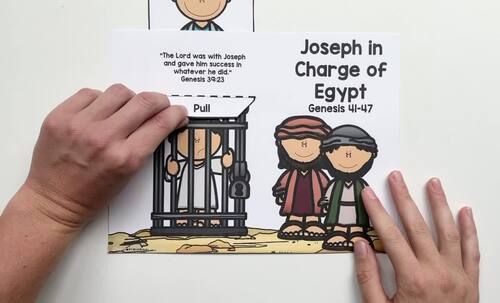Joseph in Charge of Egypt Bible Craft, Story of Joseph, Sunday School Craft