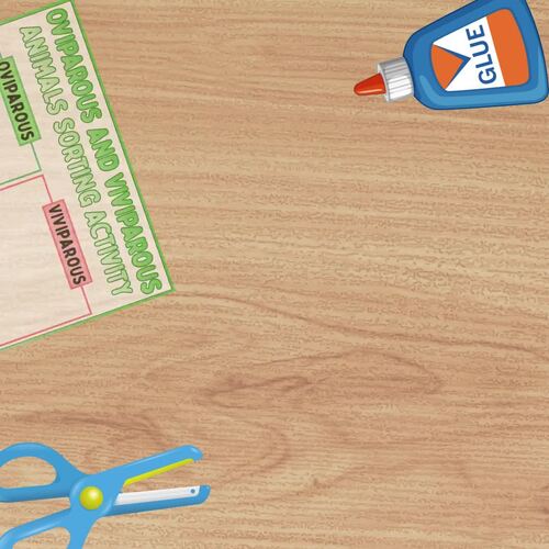 Oviparous and Viviparous Animals Sorting Activity-Sort Cut & Paste for Kids