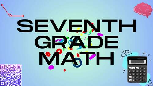Seventh Grade Math Packet ALL TOPICS Worksheets Tests Quiz by Skye's ...