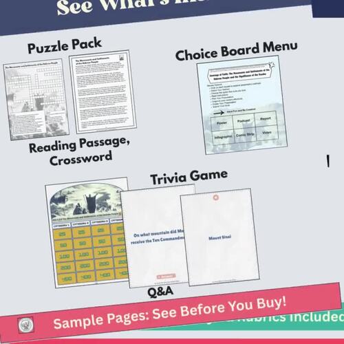 HSS 6.3.4 Bundle: Movements and Settlements of the Hebrew People